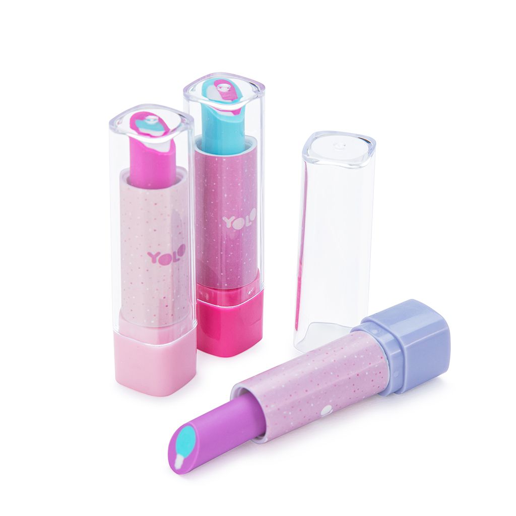 סט 3 מחקי ליפסטיק | YOLO